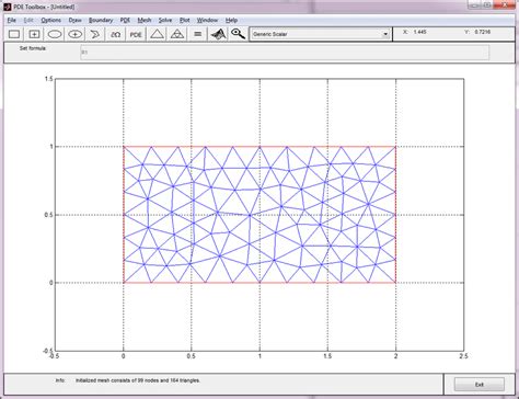 Problem Set Up With Default Mesh Download Scientific Diagram
