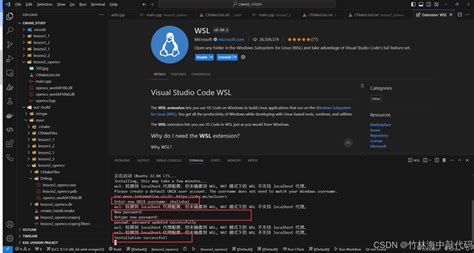 Vscode中wsl插件的安装配置vscode Wsl Csdn博客