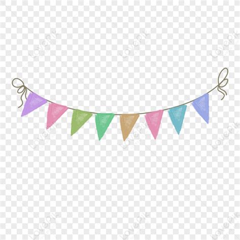 아름 다운 일러스트 색상 플래그입니다 가랜드 착색 멧새 무리 Png 일러스트 무료 다운로드 Lovepik