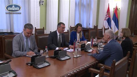 састанак председника Народне скупштине са шефом Мисије ОЕБС у Републици Србији 25 08 2022 Youtube