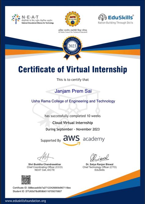 prem sai on linkedin aws cloudcomputing awscloud internship techskills cloudarchitecture…