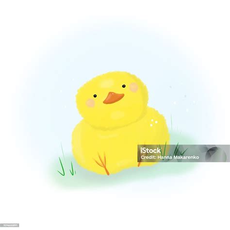 잔디밭에 있는 닭의 귀여운 그림 흰색 배경에 분리된 만화 평면 벡터 그림 0명에 대한 스톡 벡터 아트 및 기타 이미지 0명 귀여운 꽃 식물 Istock