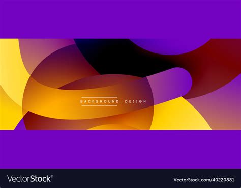 Abstract Overlapping Lines And Circles Geometric Vector Image