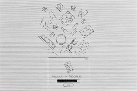 Delivery Progress Pop Up Products Stock Illustrations 1 Delivery Progress Pop Up Products