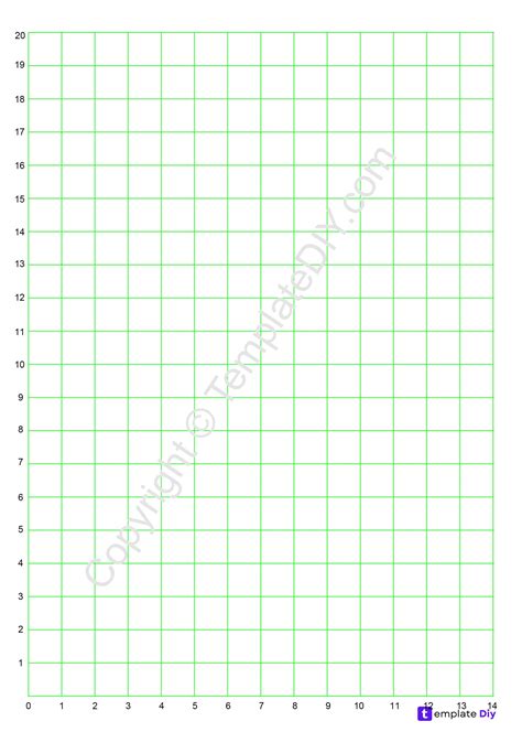 Graph Paper With Numbers Template Printable Blank Pdf
