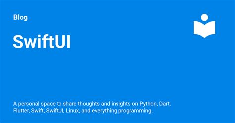 Swiftui Blog