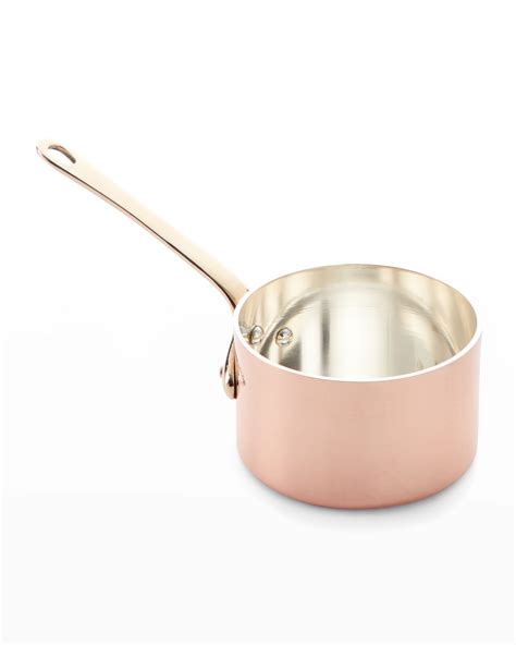 Duparquet Copper Cookware Solid Copper Saute Pan With Silver Lining Neiman Marcus