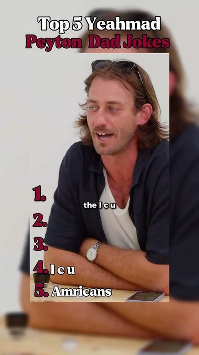 Top 5 Yeahmad Peyton Dad Jokes 😂😂 Youtube