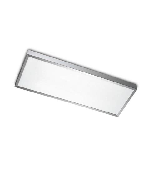 LED Medium Rectangle Ceiling Light Aluminium NetLighting Co Uk