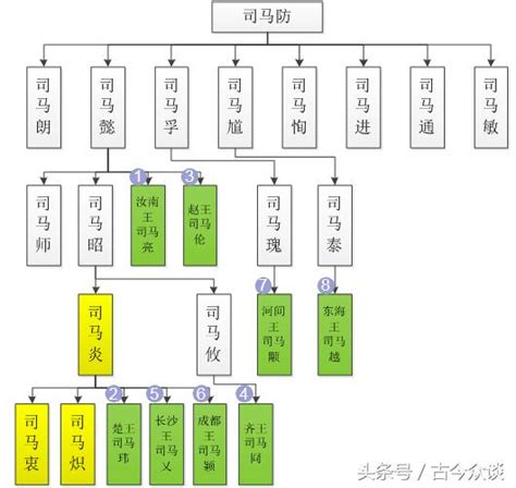 一文看懂八王之亂中八王與西晉皇室關係 每日頭條