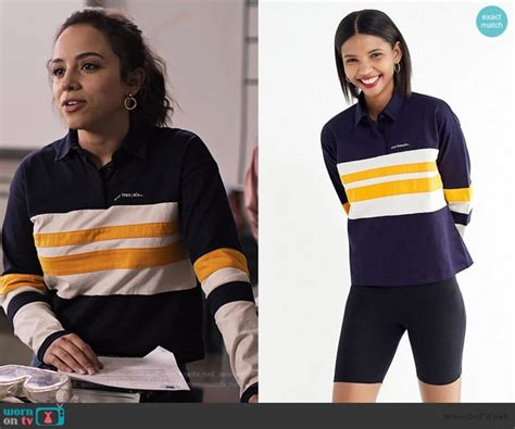 Wornontv Moes Rugby Stripe Shirt On Trinkets Kiana Madeira