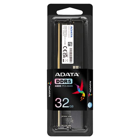 Adata 32gb Ddr5 4800 Dimm Desktop Memory Ad5u480032g S Pcc Computers