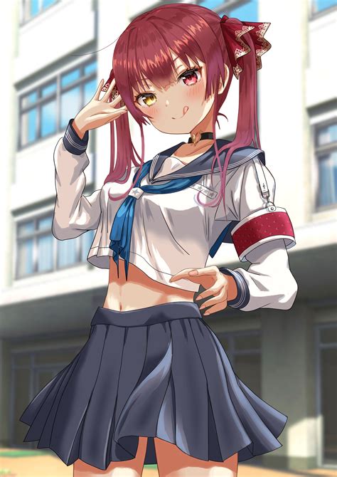 Houshou Marine Marine Ch Image By Lingmu Zerochan Anime Image Board