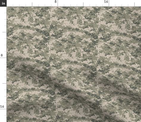 Army Camoflauge Pattern Fabric Army Strong Natural Colors Beige By Fluffycloudcouture Army