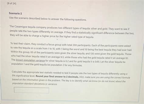solved scenario 2 use the scenario described below to answer