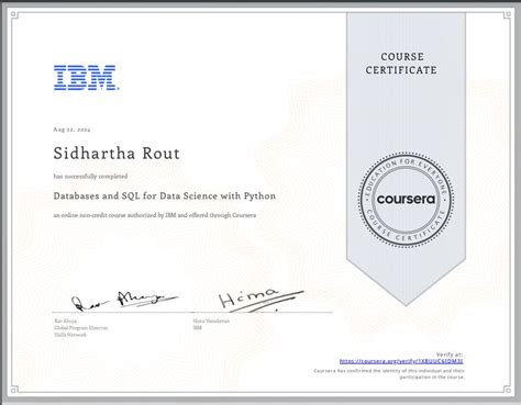 Excited To Share That Ive Just Completed The Databases And Sql For