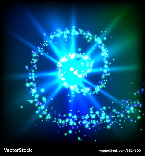 Sparkle Swirl Royalty Free Vector Image Vectorstock