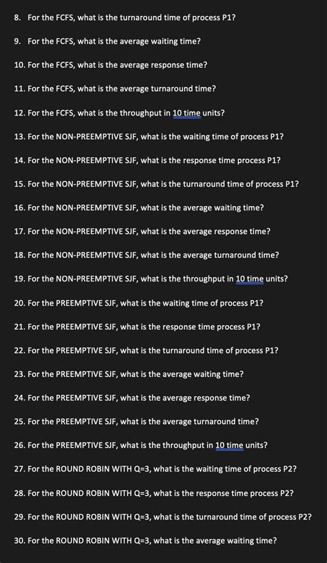 Solved Consider The Following Set Of Processes With CPU Chegg