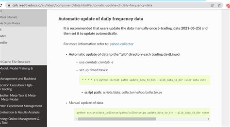 Qlib Dataset Is Not Up To Date Issue Microsoft Qlib GitHub