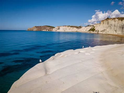 Scala Dei Turchi Stair Of The Turks Sicily Italy Scala Dei Turchi A Rocky Cliff On The Coast