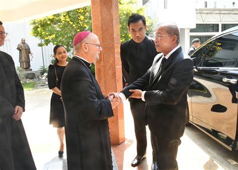 เมื่อวันที่ 24 เมษายน 2568 เวลา 10 00 นาฬิกา ณ สถานเอกอัครสมณทูตนครรัฐวาติกันประจำประเทศไทย