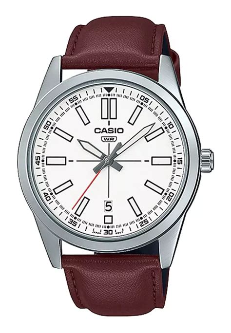 Casio Casio Analog Leather Dress Watch Mtp Vd02l 7e 2025 Buy Casio Online Zalora Hong Kong