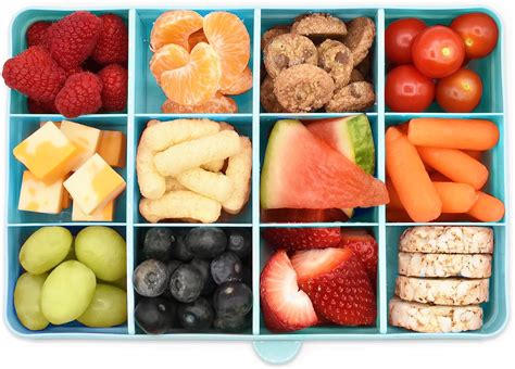 Melii Snackle Box Divided Snack Container Food Storage