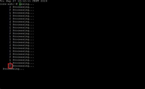 ssh connection processing weird behavior putty terminal settings