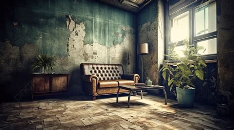 버려진 실내 인테리어 사진 3d 그런 지 스타일 인테리어 고화질 사진 사진 내부 배경 일러스트 및 사진 무료 다운로드 Pngtree