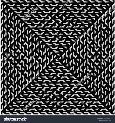 Vector Monochrome Pattern Abstract Texture Fabric Stock Vector Royalty Free 2161501583