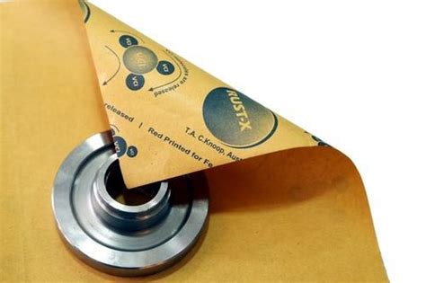 VCI Paper Sheets Of Rust Prevention Paper Chronos Engineering Supplies