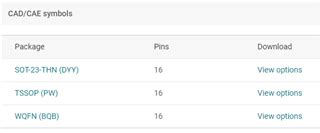 TMUX4052 Q1 Part Dimensions Switches Multiplexers Forum Switches Multiplexers TI E2E