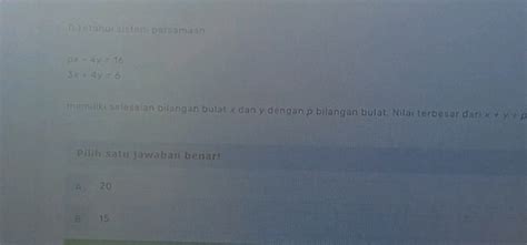 Diketahui Babex Persamaan L P X 4 Y 16 3 X StudyX