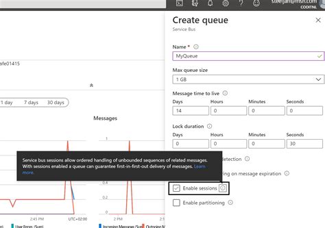 azure service bus fifo pattern serverless notes