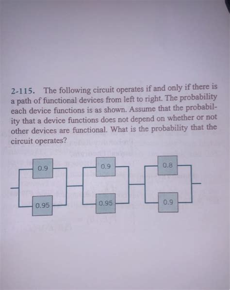 solved 2 115 the following circuit operates if and only if