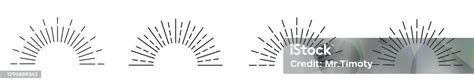 선버스트 세트 Sunburst 아이콘 컬렉션 벡터입니다 복고풍 의 태양 버스트 디자인 큰 컬렉션 태양 버스트 최고의 품질 Burssunrise 광선 빛 버스트 라인은 햇빛