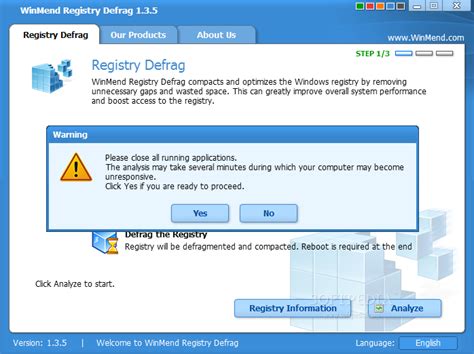 Defrag Registry To Speed Up System