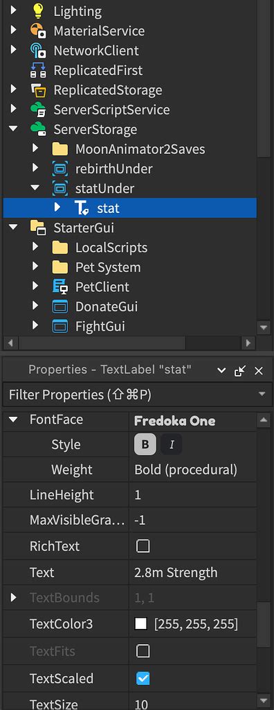 One Player Is Showing Information While The Other Is Not Scripting Support Developer Forum