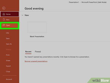 5 Ways To Fix A Corrupted PowerPoint PPTX File WikiHow