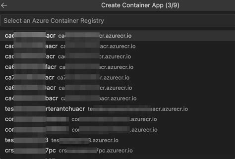 improve the acr selection dropdown · issue 440 · microsoft vscode azurecontainerapps · github