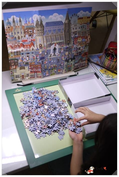 직소 퍼즐퍼즐매트퍼즐액자 보다 튼튼하고 실용적인 퍼즐보드 And 500피스 퍼즐 맞추기 비교 젤리맘 네이버 블로그