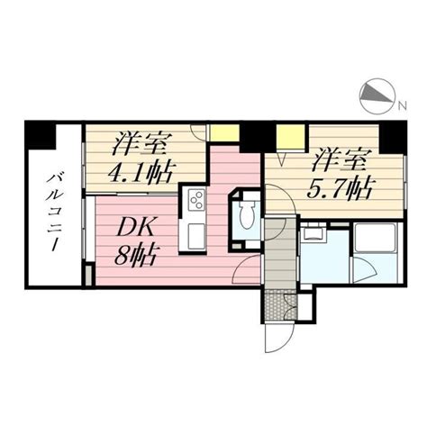 札幌市営地下鉄東西線 西18丁目駅 地上9階建て 築4年 北海道札幌市中央区南一条西19 10万円／2ldk 洋57 洋41 Ldk8