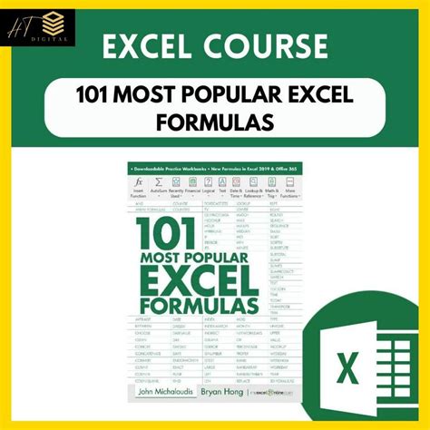 101 Most Popular Excel Formulas Education Shopee Malaysia