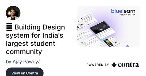 Building Design System For India S Largest Student Community By Ajay