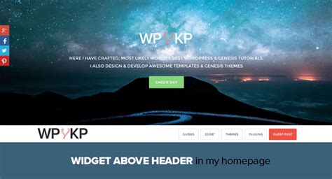 How To Add Custom Widget Above Header In Genesis Theme Wpvkp