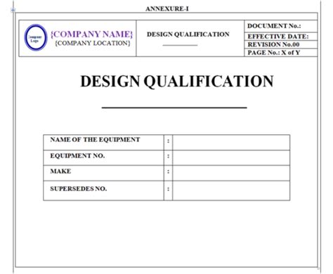 Standard Operating Procedure On Validation And Qualification Procedure