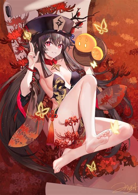胡桃「原神 Genshinimpact 胡桃」criinのイラスト