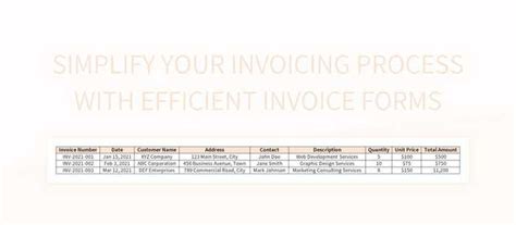 Streamline Your Invoicing With Effective Invoice Forms Excel Template Free Download Pikbest