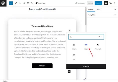 How To Display A Terms And Conditions Popup In Wordpress Wordpress Popup Builder Plugin Firebox