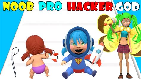 NOOB Vs PRO Vs HACKER Vs GOD First To Life Big Up Date YouTube